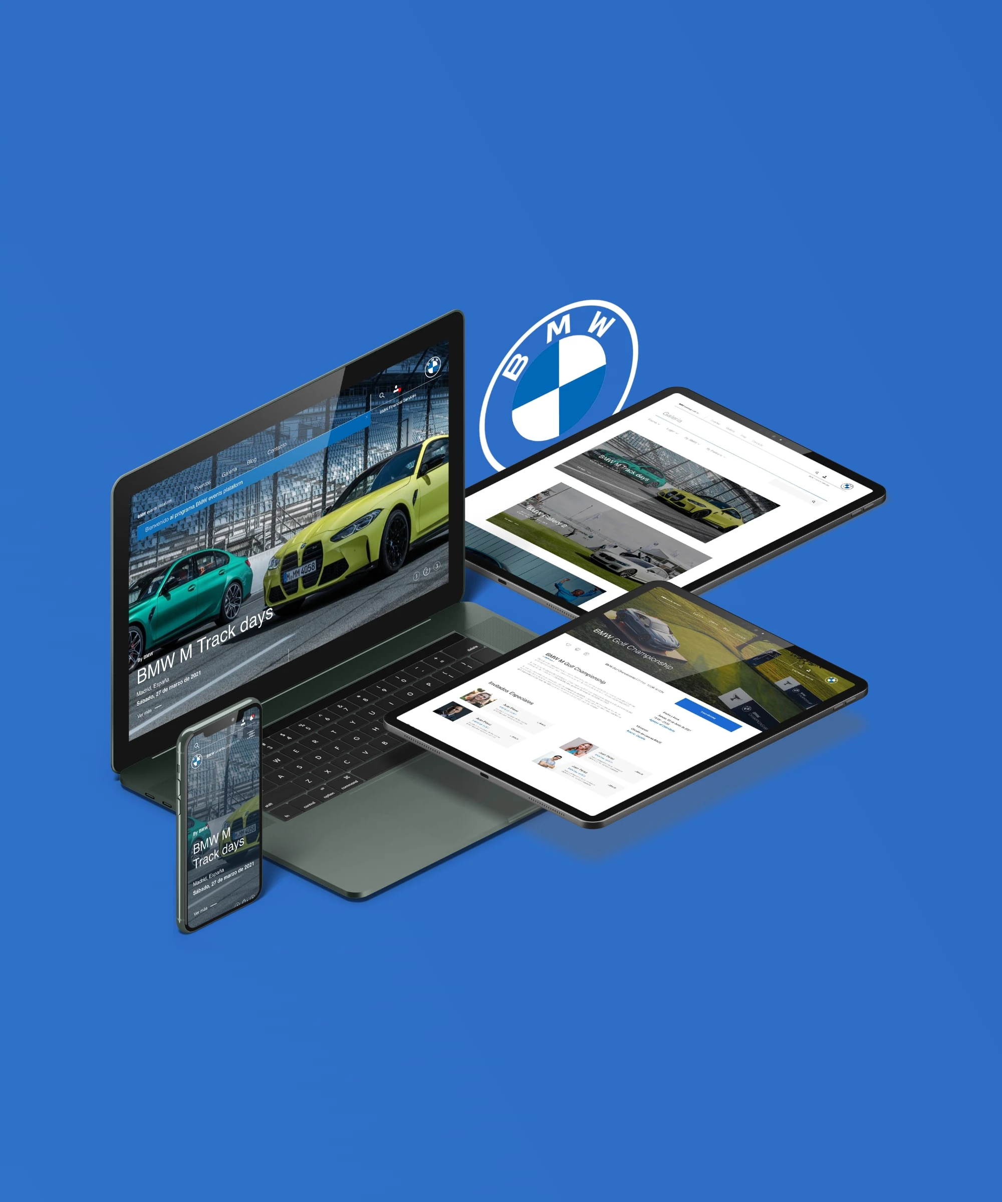 Web Design and Online Marketing Works | BMW Events Web Platform